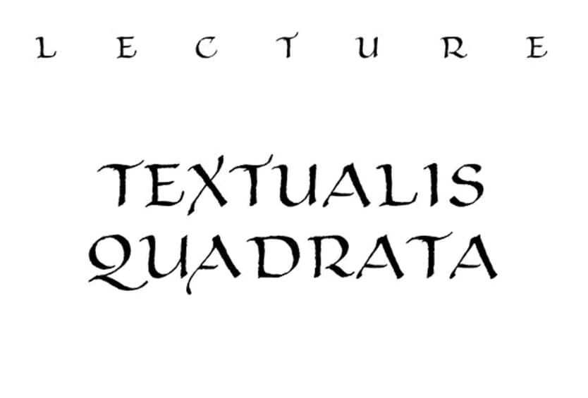 Lecture: Textualis Quadrata | Obby