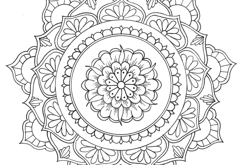 how to draw an intricate mandala