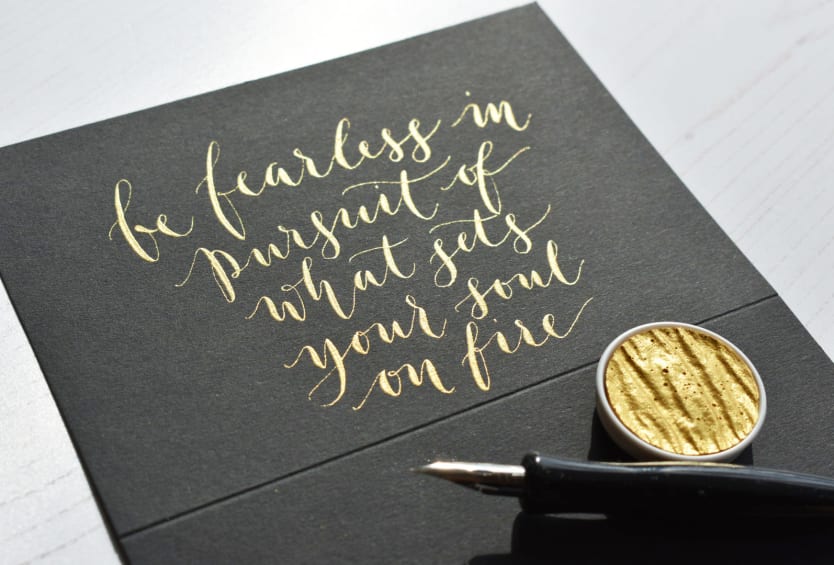 Intermediate Modern Calligraphy Workshop | Obby