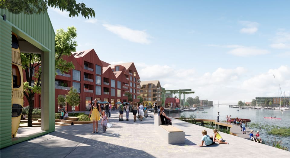 Kanalbredden – Moderne leiligheter langs kanalen i Tønsberg | OBOS