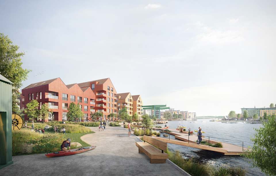 Kanalbredden – Moderne leiligheter langs kanalen i Tønsberg | OBOS