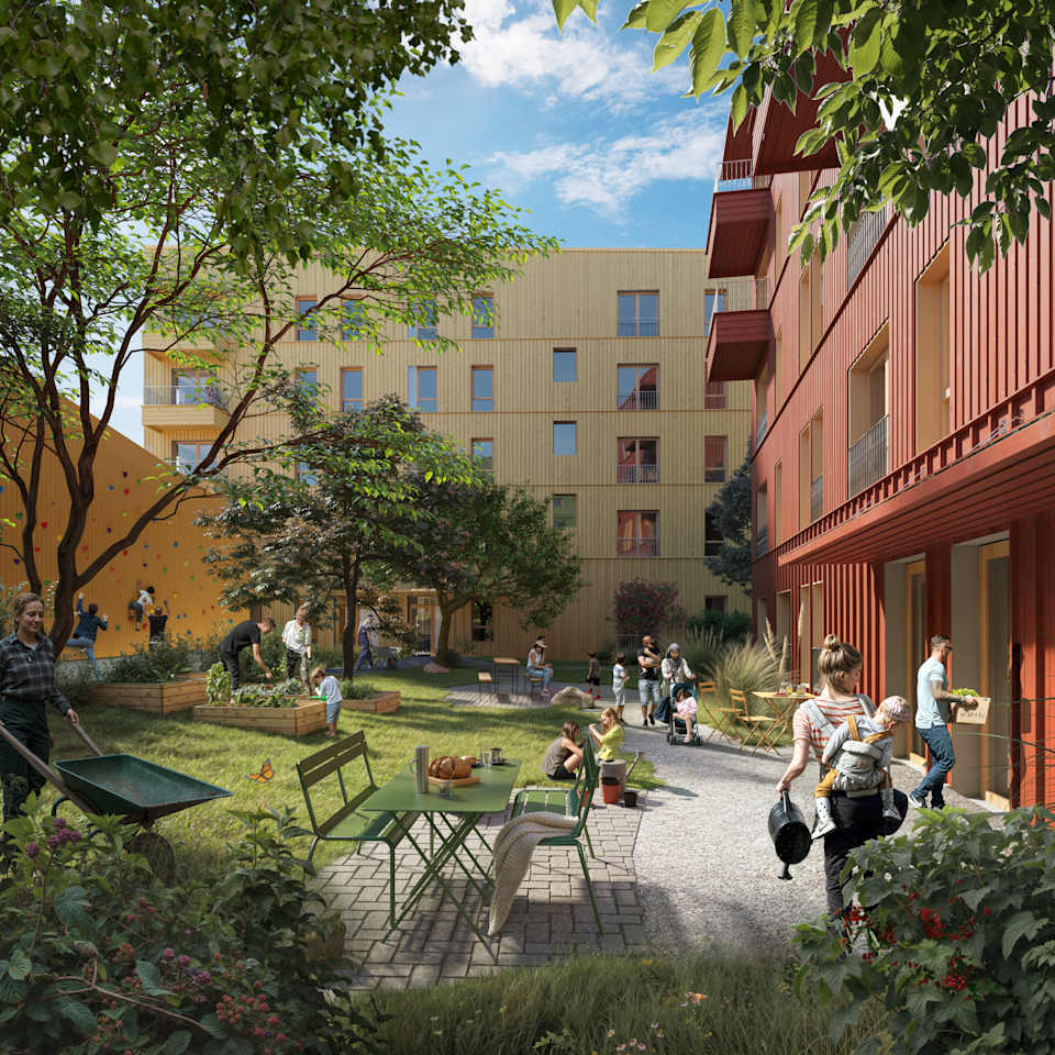 Furuset Village – en bærekraftig landsby midt i bydel Alna i Oslo | OBOS