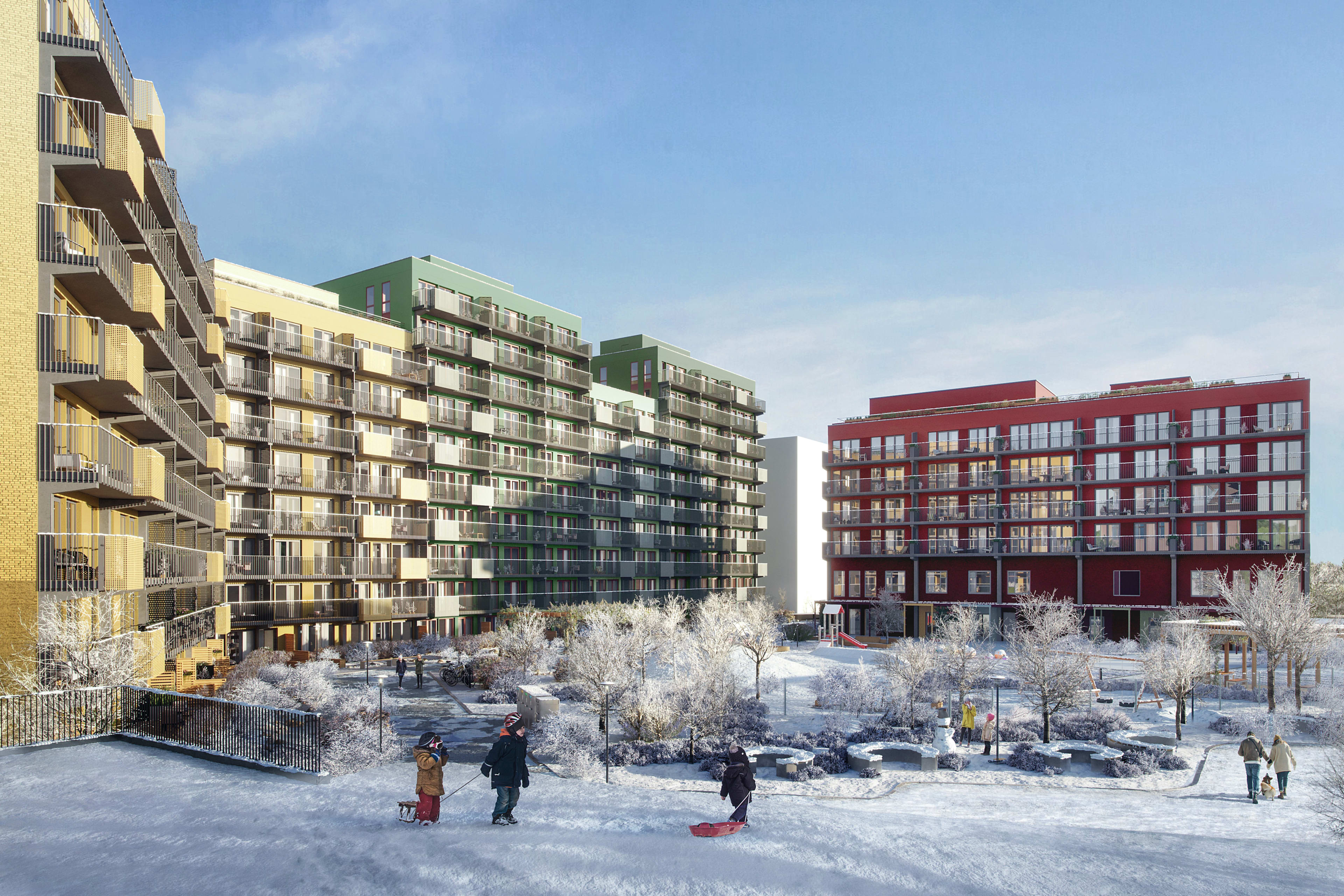 Ulvenkroken – et helt nytt og rolig nabolag på Ulven | OBOS