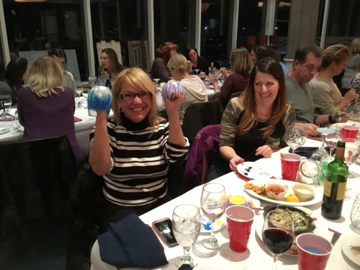 GIRLS NIGHT OUT! PAINTING WINE GLASSES OR BOTTLE !! Custom your design!!