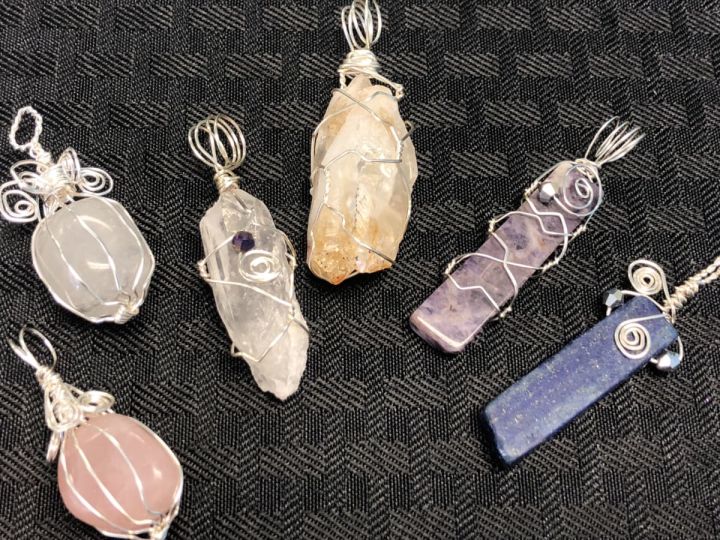 Wire Wrapping Crystals $35