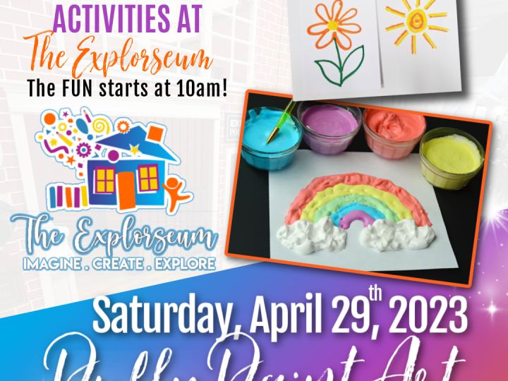 Puff Painting Activity