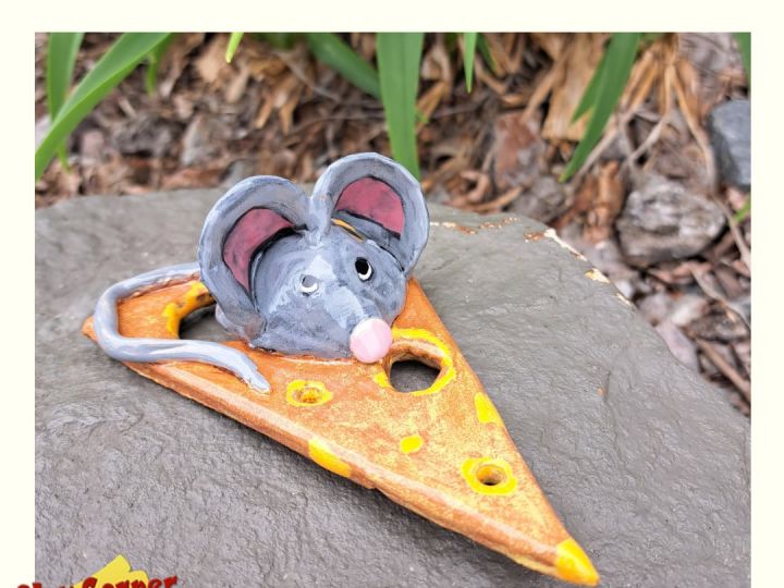 Mouse on Cheese Clay Class