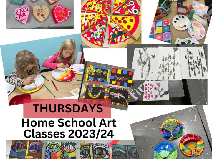 Art Classes for Home Schoolers THURSDAYS