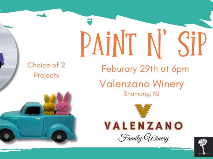 Paint N Sip at Valenzano Winery - February 29th