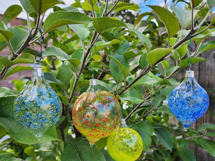 Glass Blown Ball Making set of 3 or 6