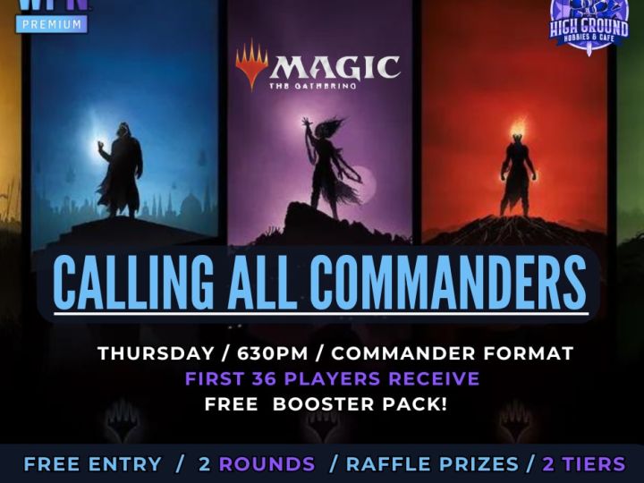 Calling All Commanders!