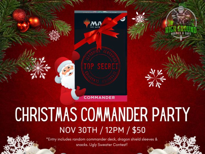 Christmas Commander and Ugly Sweater Party!