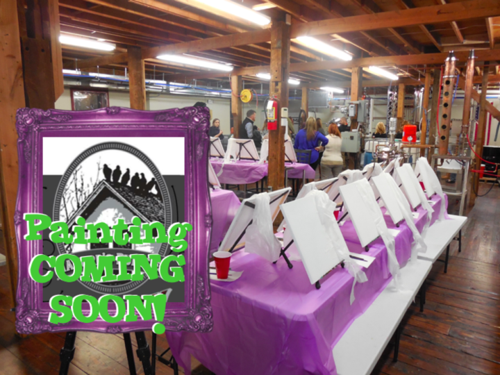Painted Grape To-Go - Milk Street Distillery - Special Paint & Taste Event