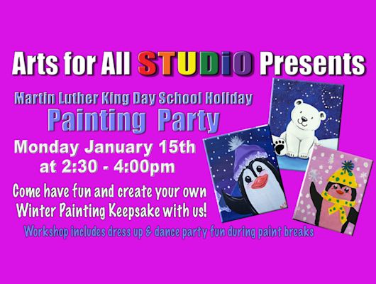 SCHOOL HOLIDAY PAINT PARTY!