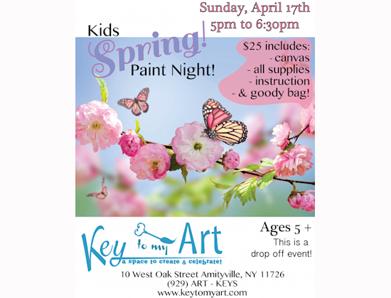 Kid's Paint Night! - Spring Theme!