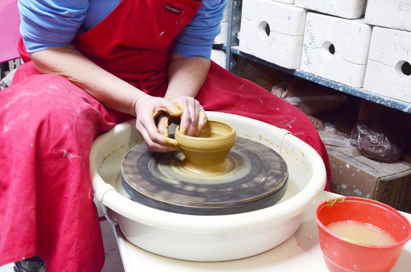 One Time Pottery Wheel Class