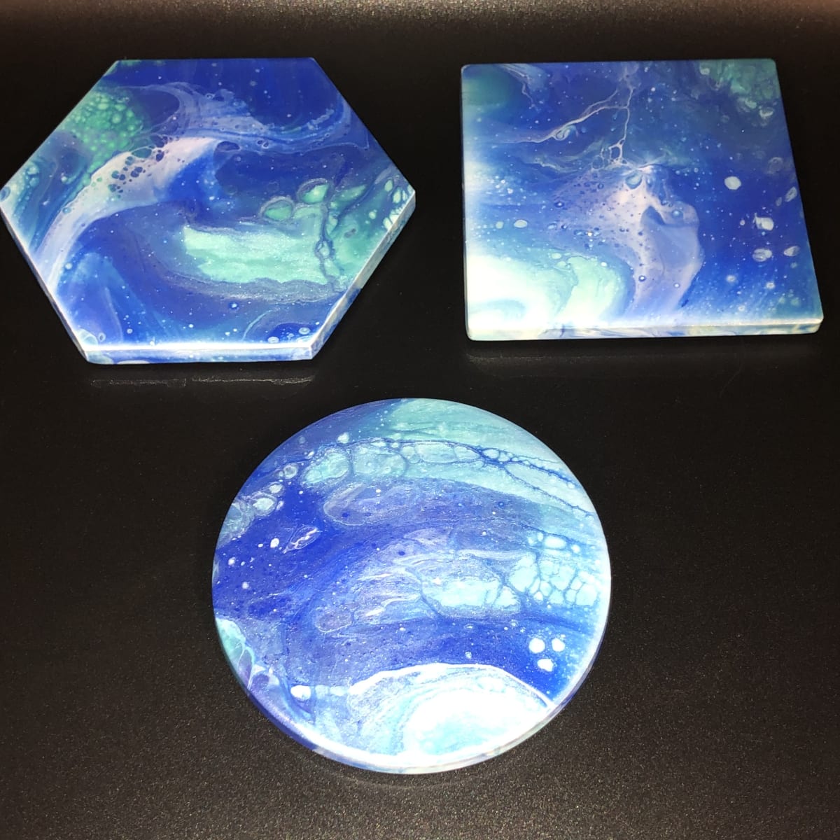 Acrylic Pour Coasters - $20 and up