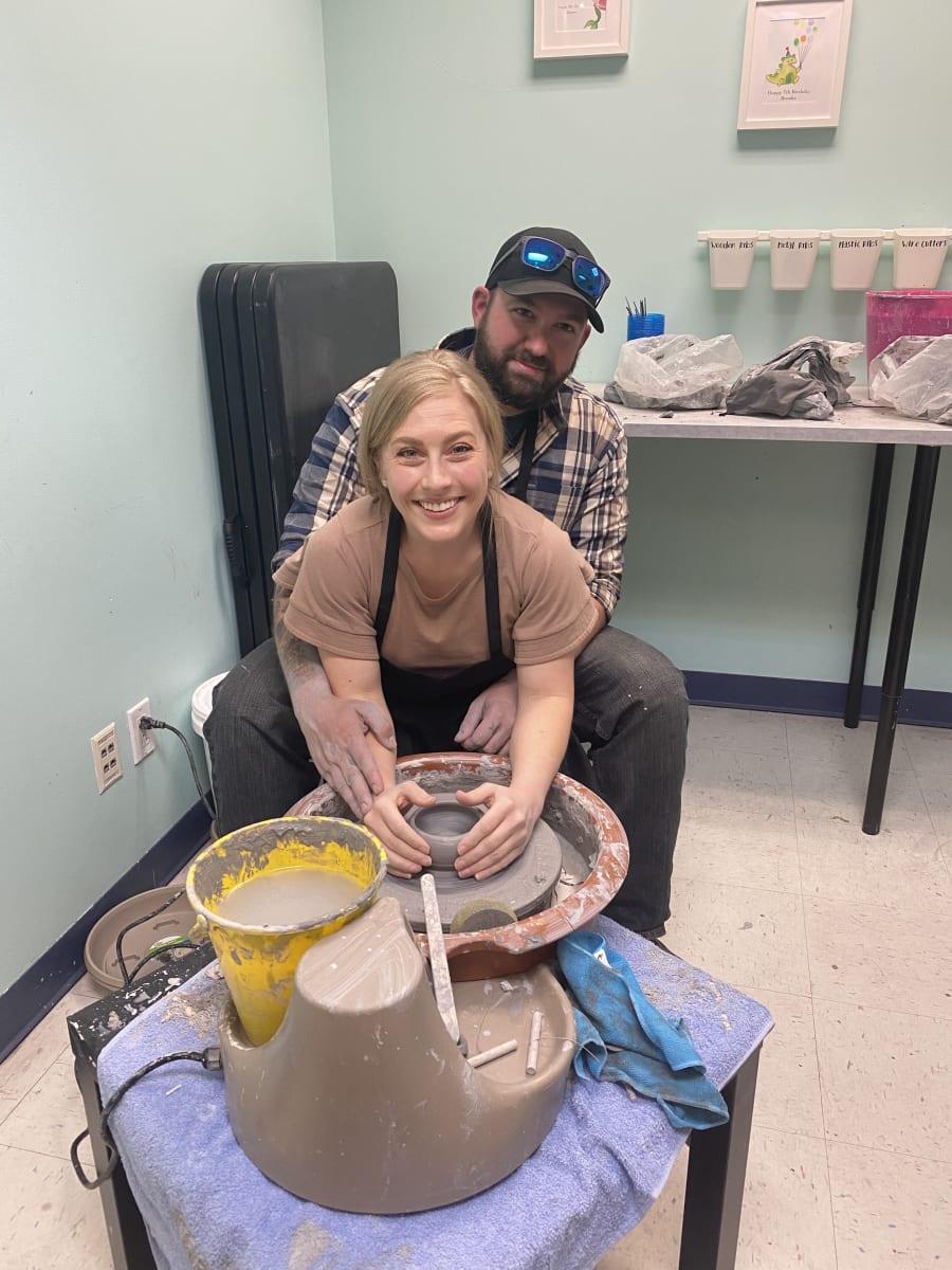 Sip and Spin - Adult Group Pottery Wheel Class