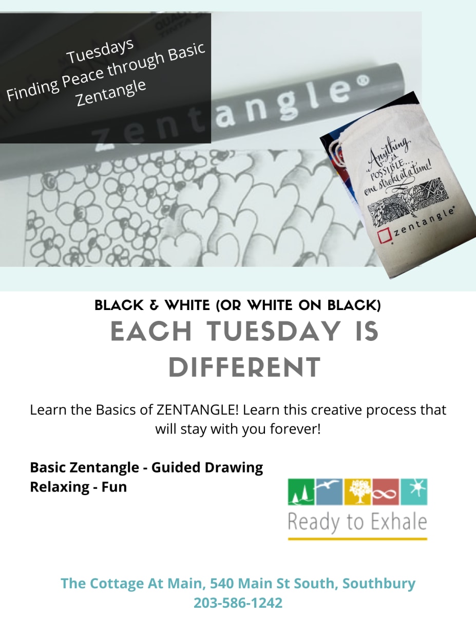 Exploring + Finding Peace in Basic Zentangle