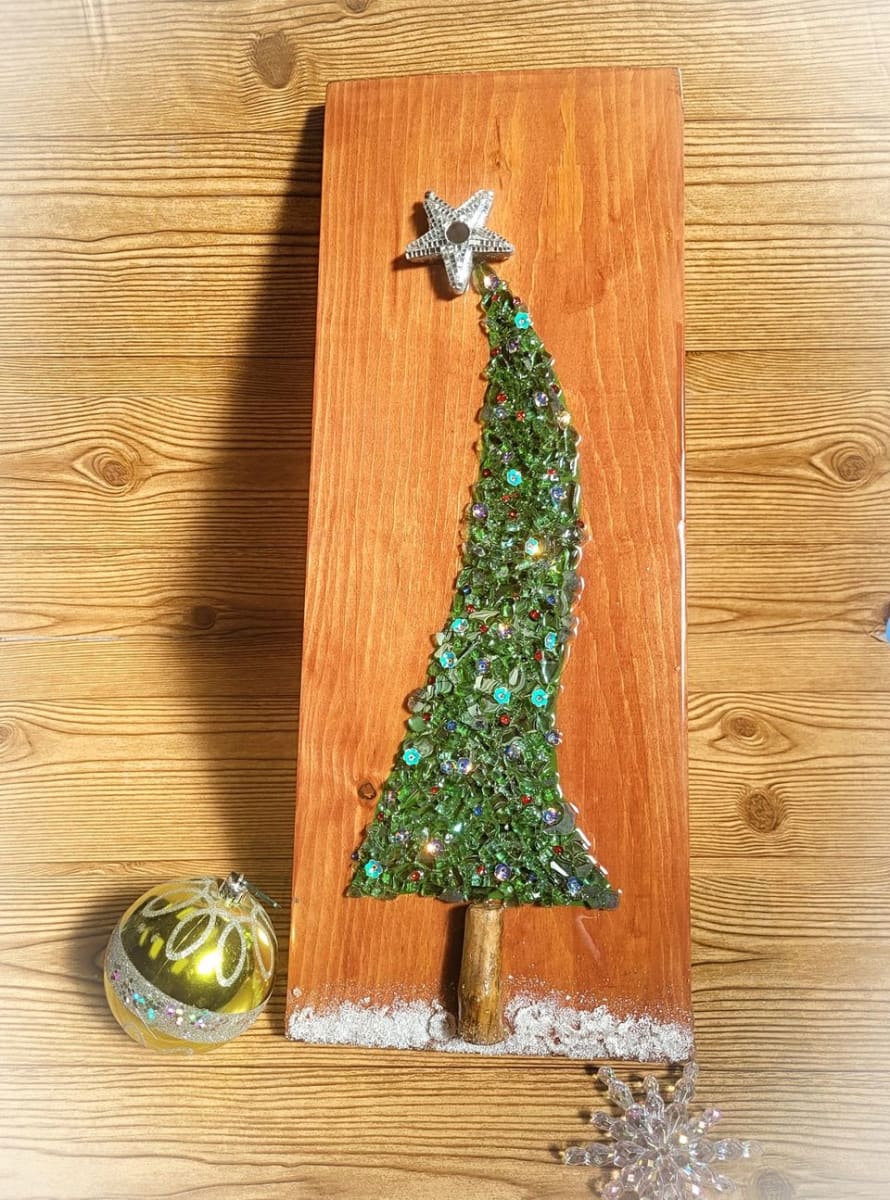 Shattered Glass Resin Tree Class Dec 4th 6:30-8:00PM