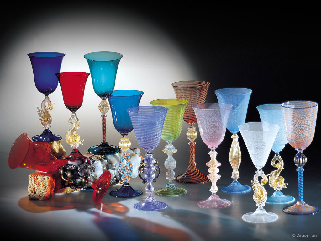 Venetian Glass Demo Party with Davide Fuin