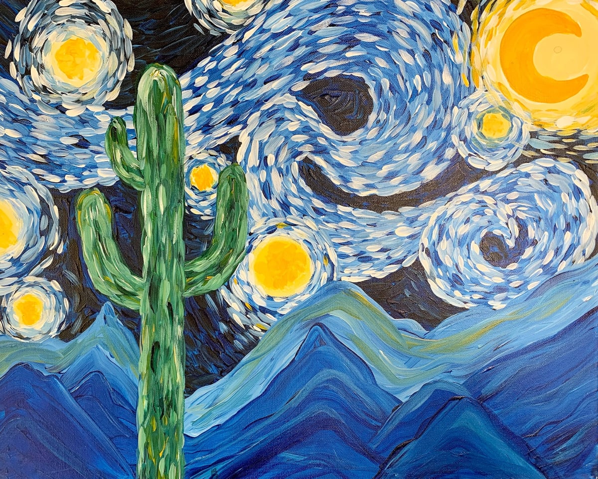 PAINT NIGHT - ARIZONA STARRY NIGHT