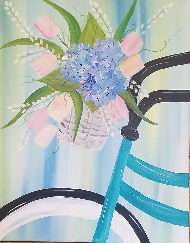 Spring Bike Ride on Canvas Fundraiser