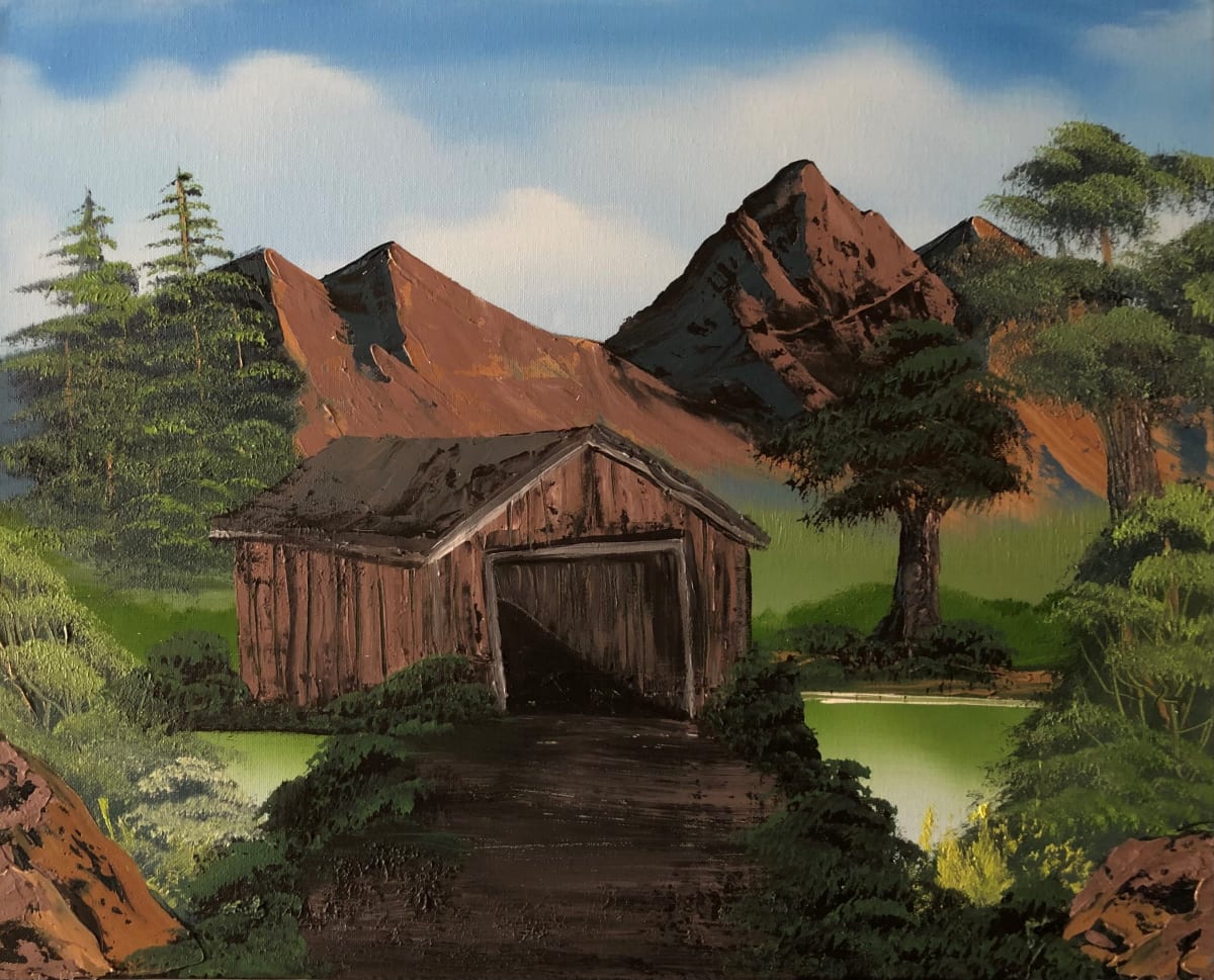 Bob Ross - Summer Barn - Oil Paint & Sip Class