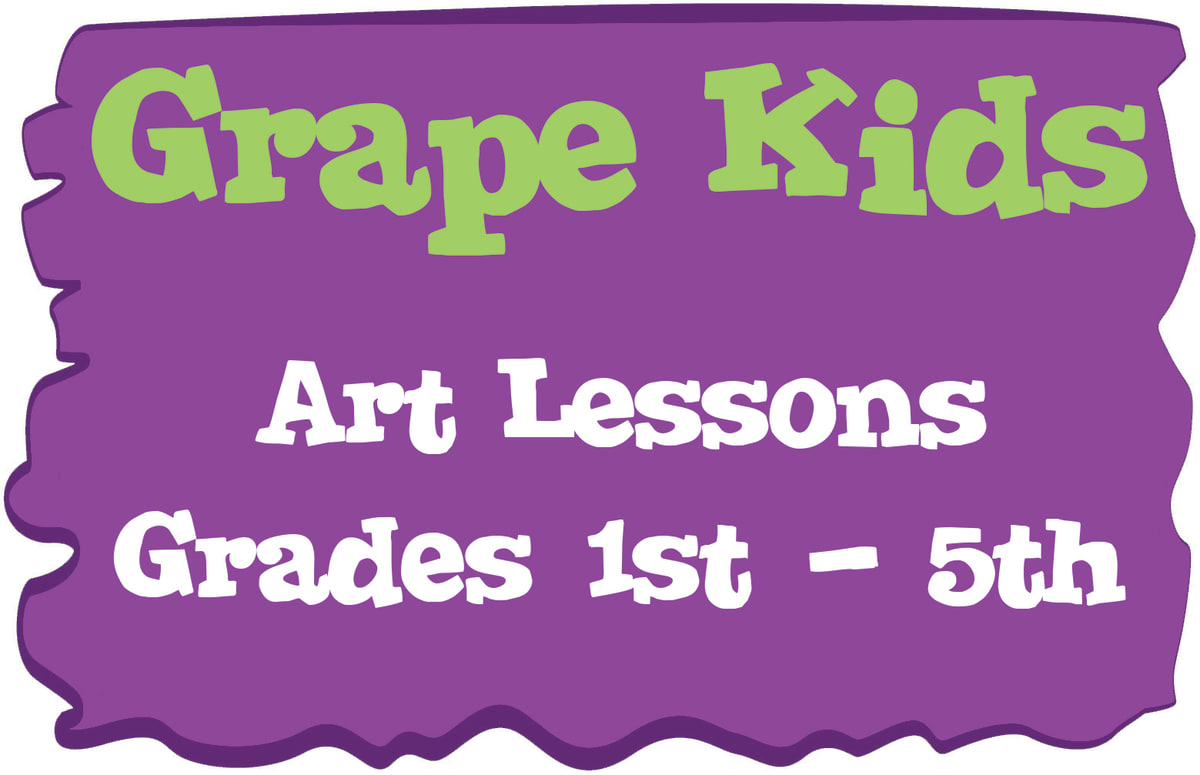 Grape Kids 5-Week Art Lessons (Thursdays - Grades 1st - 5th)