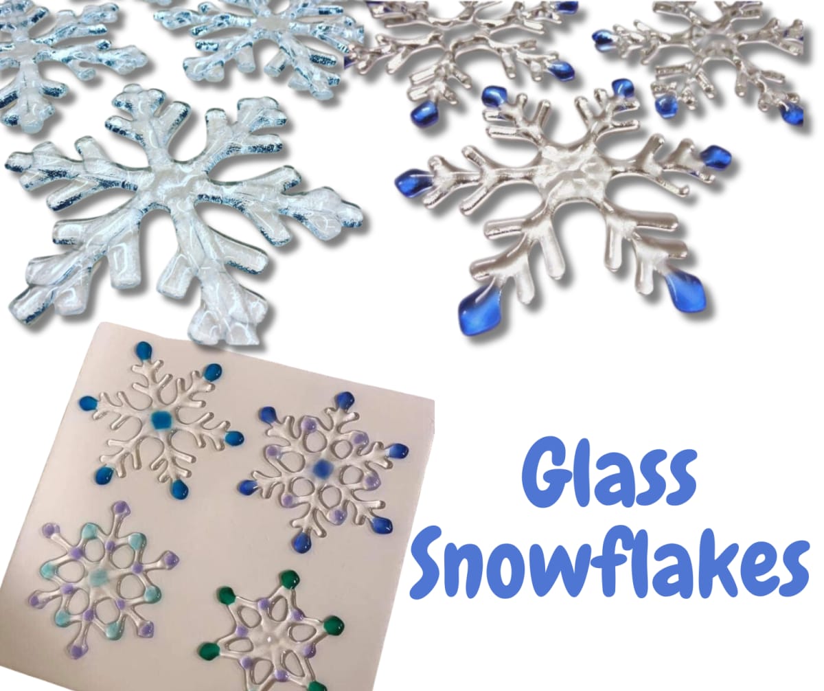 Glass Fusing Class - Snowflakes Jan 5th 6:30-8 PM PM