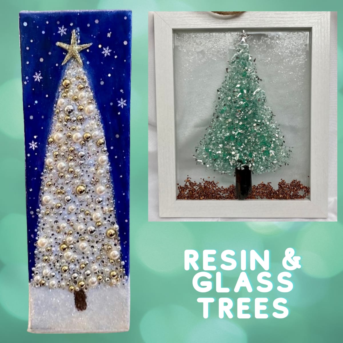 Shattered Glass Resin Tree Class Dec 4th 6:30-8:00PM