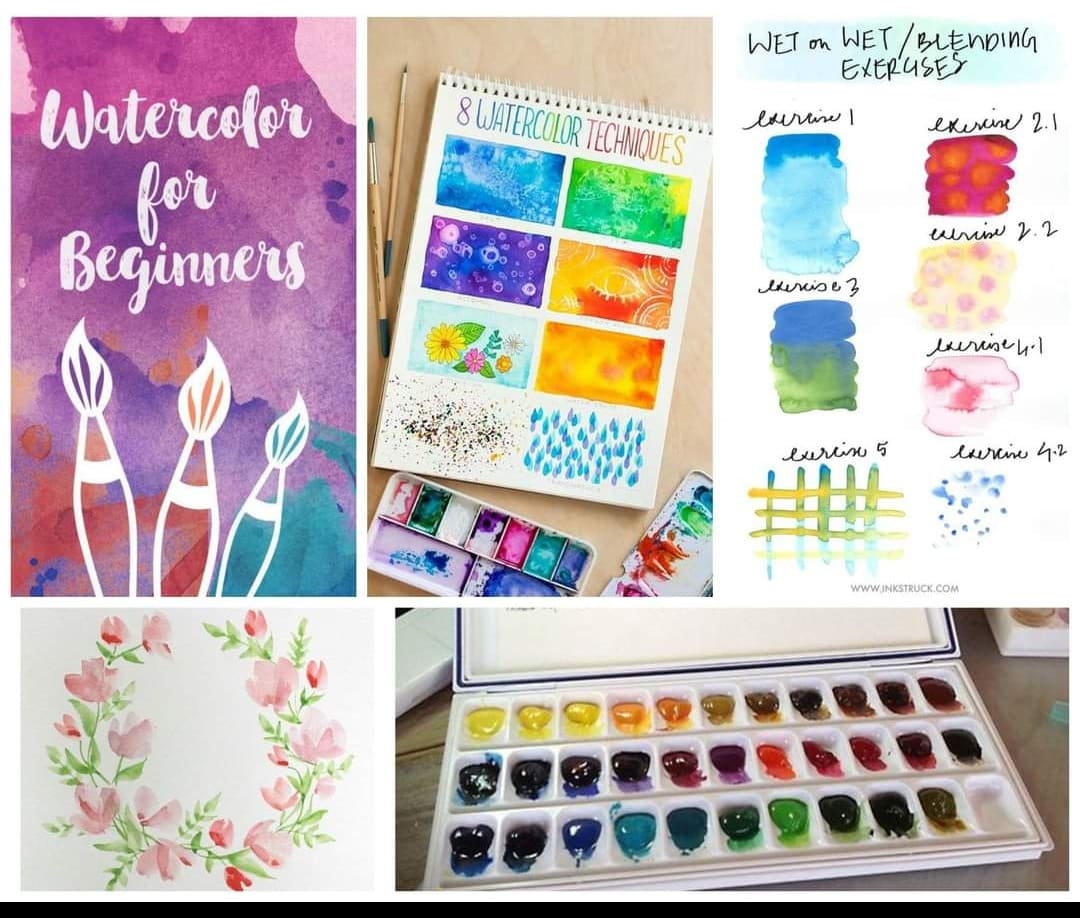 Introduction to Watercolor Painting Sat 02/10 (10 - 4:00pm) Price $95