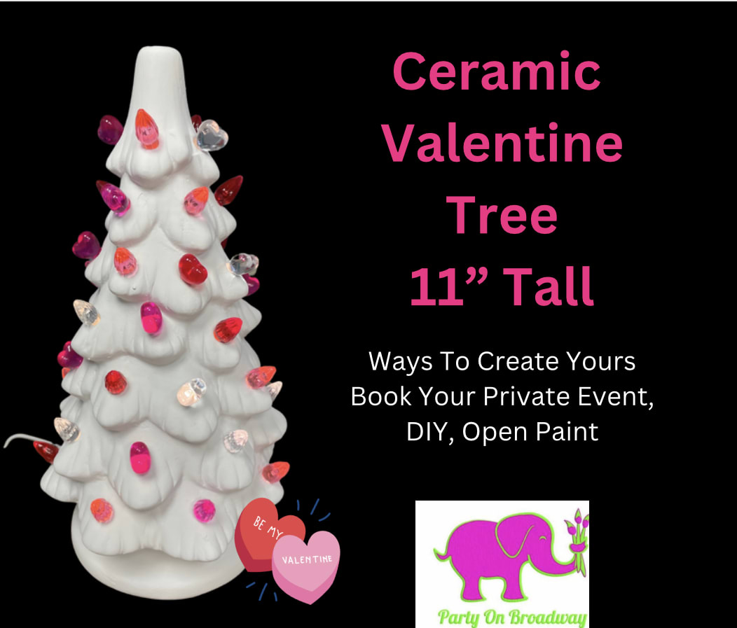 Lighted Tree - Valentines Day
