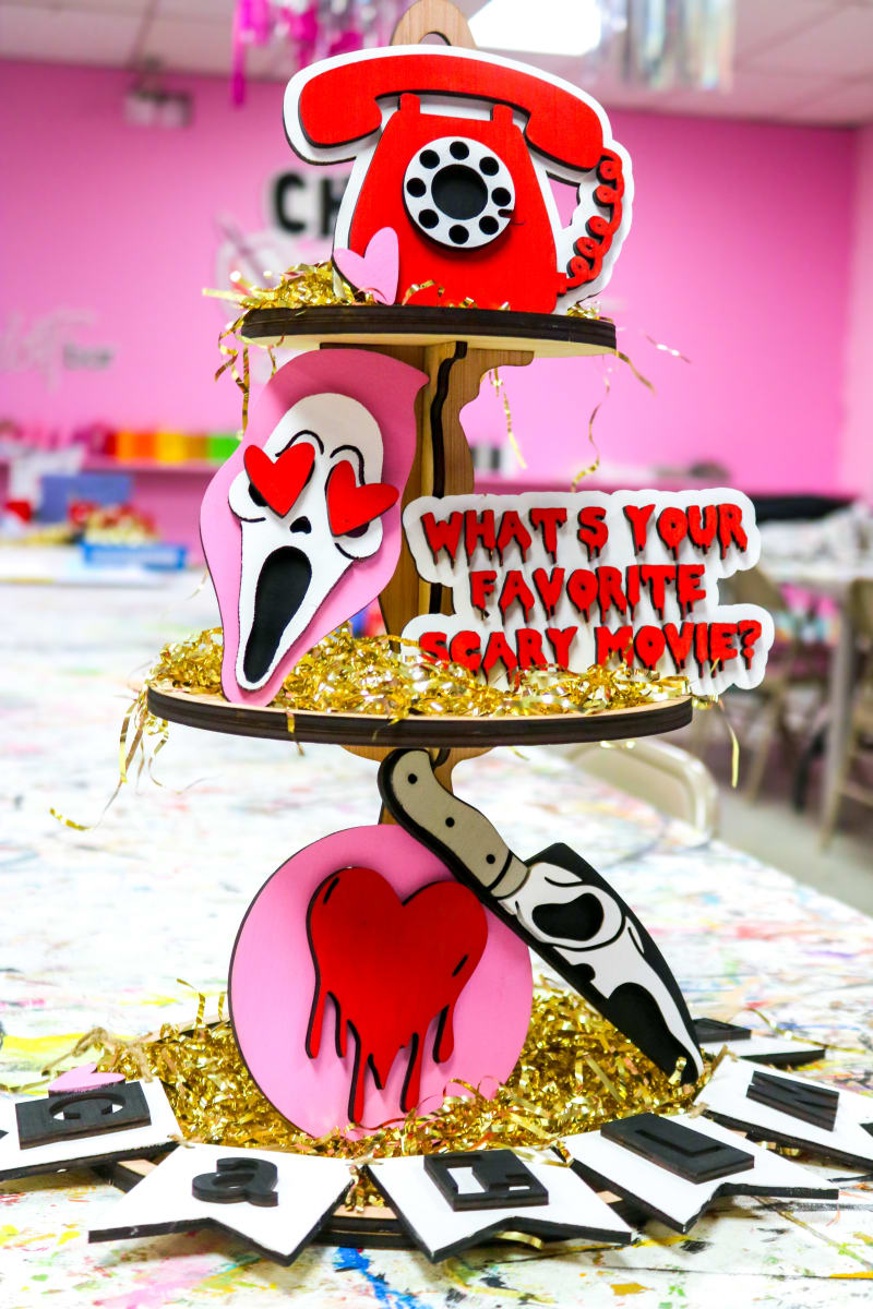 Valentines Scream Tiered Tray Event