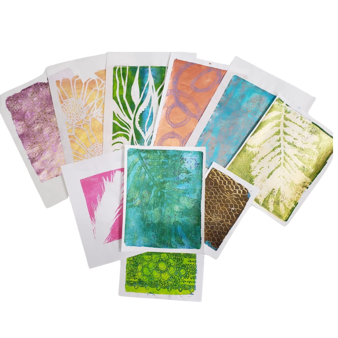 MIXED MEDIA -Introduction to Gelli Printing