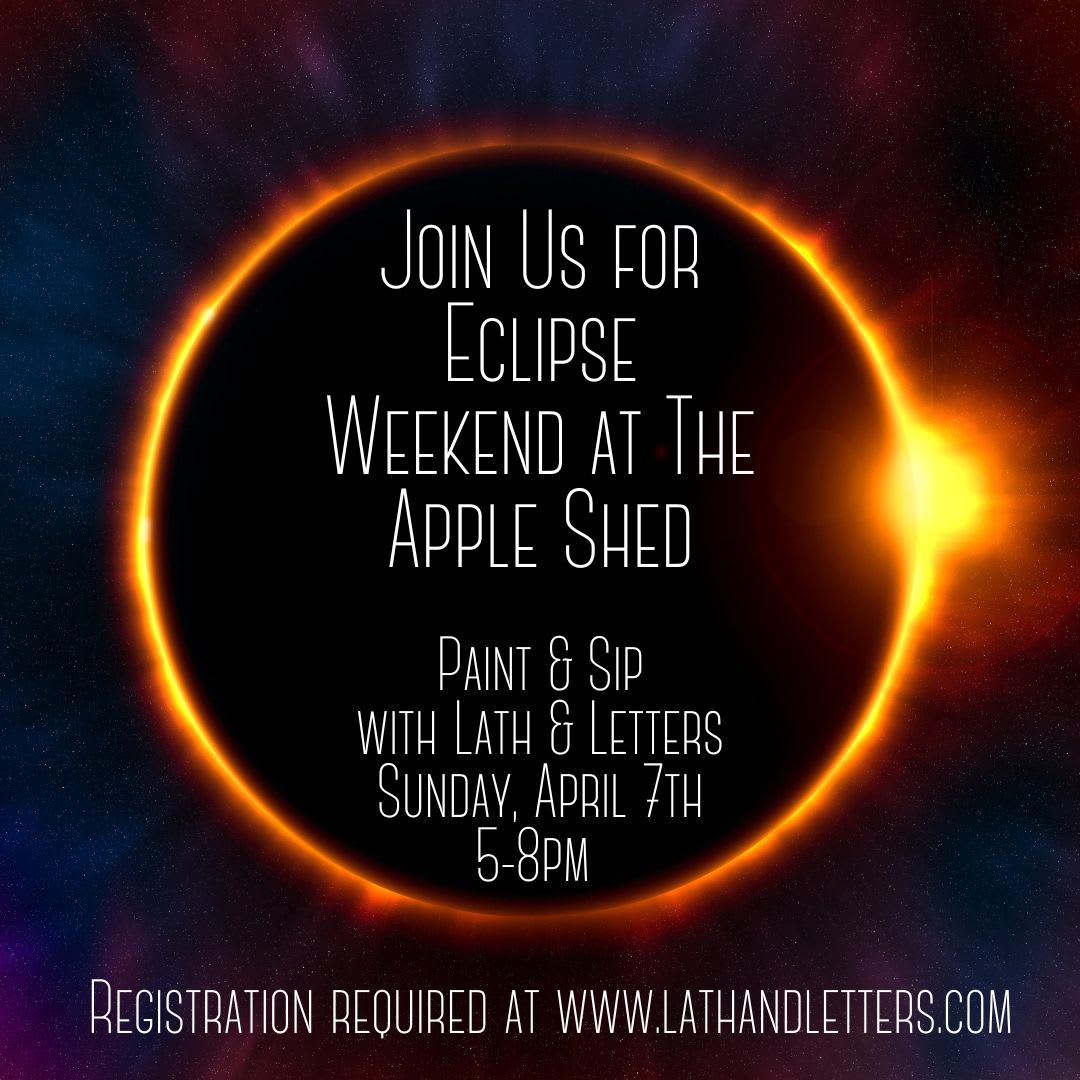 Eclipse Weekend Paint & Sip DIY Tray Workshop