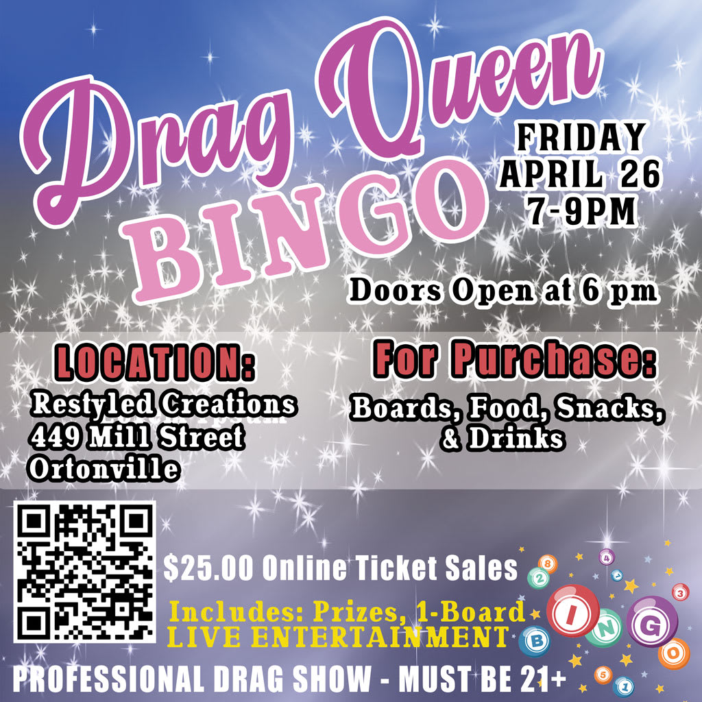 DRAG QUEEN BINGO - 4/26/24