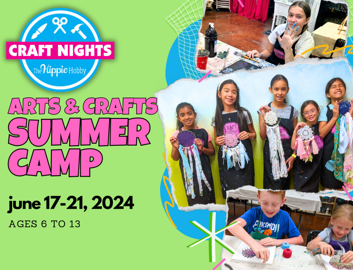 ARTS & CRAFTS SUMMER CAMP ages 6 to 13