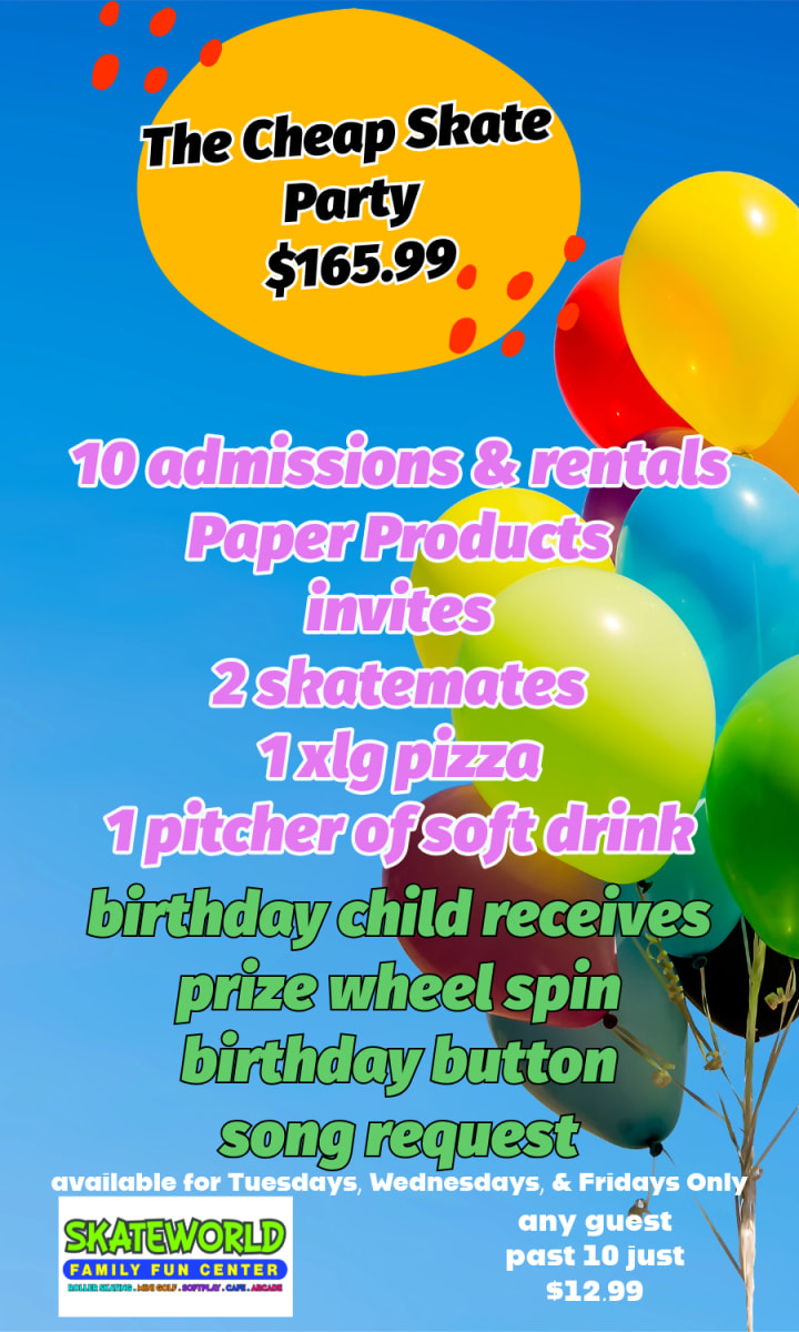 The Cheap Skate $165.99