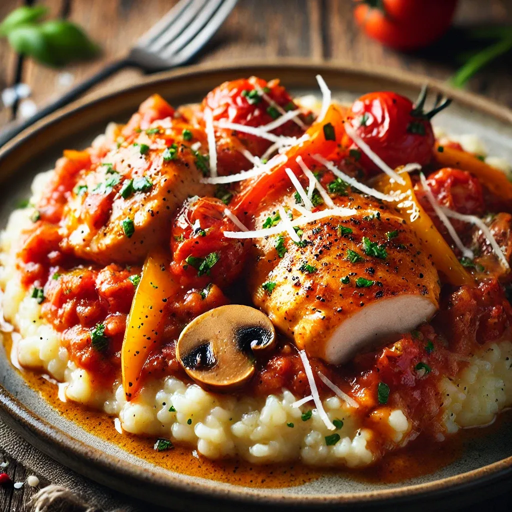 Cheesy Parmesan Risotto & Chicken Cacciatore-$100.00 [Huntington]