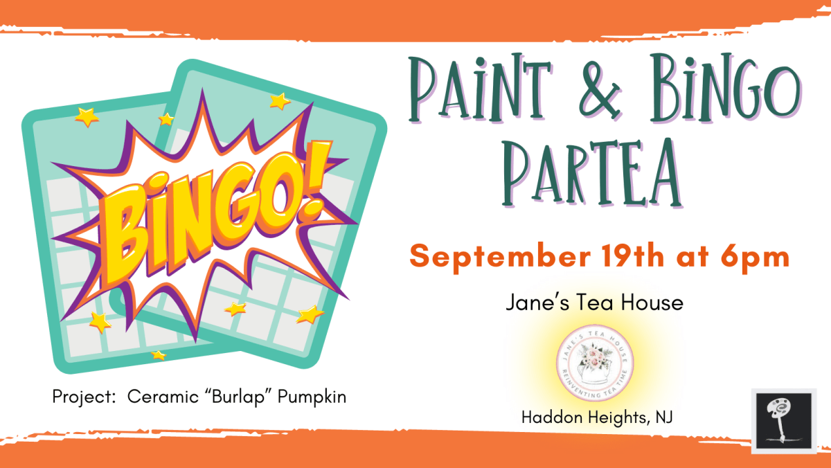 Paint & Bingo ParTEA @ Jane's Tea House - September 19th