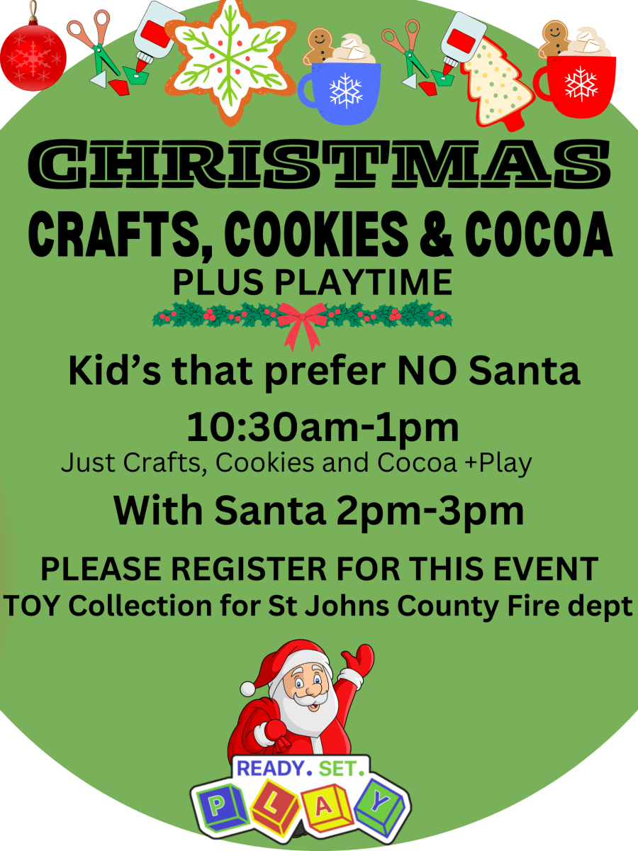 CHRISTMAS CRAFT-COOKIES & COCOA EVENT