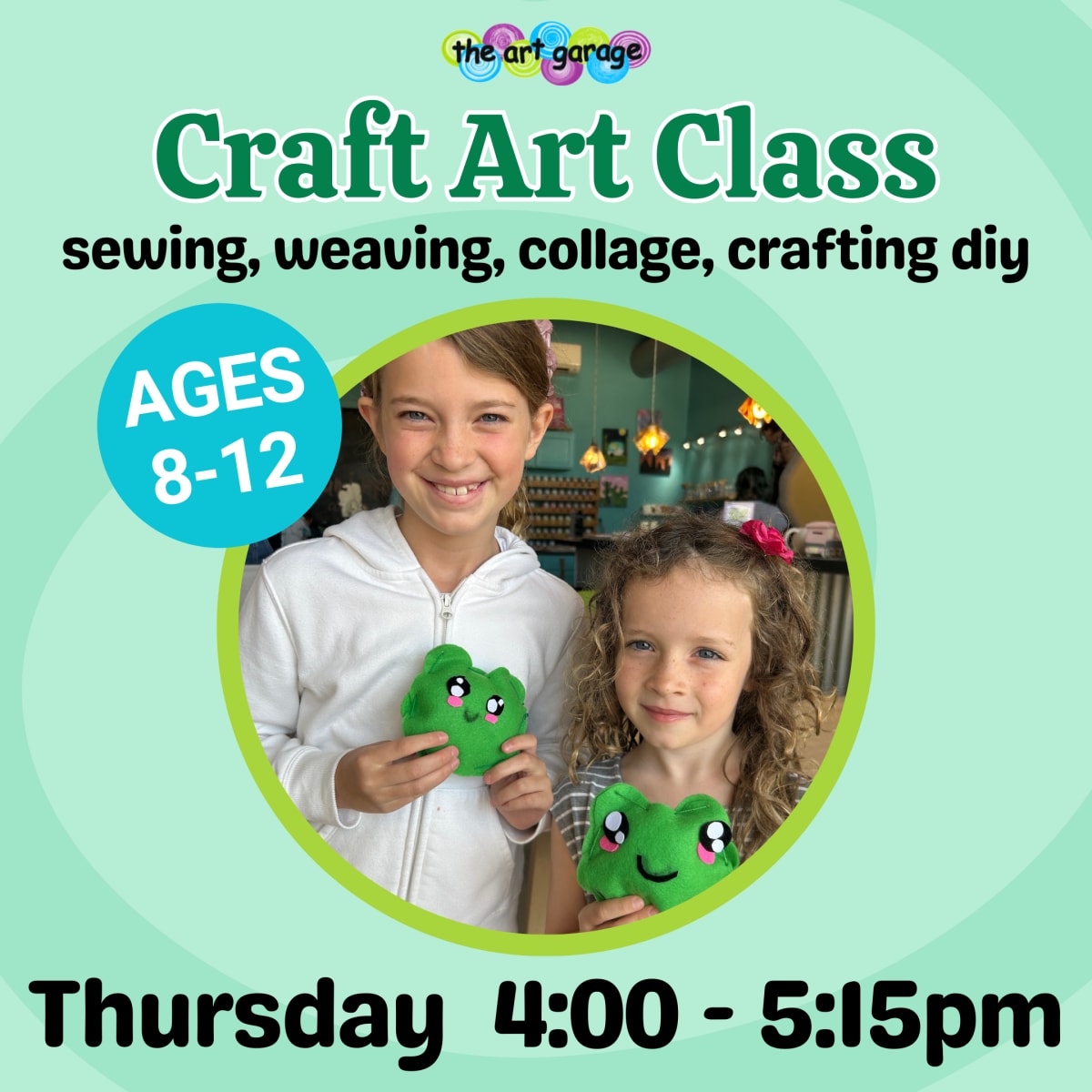 Craft Spring Art Class (ages 8-12)
