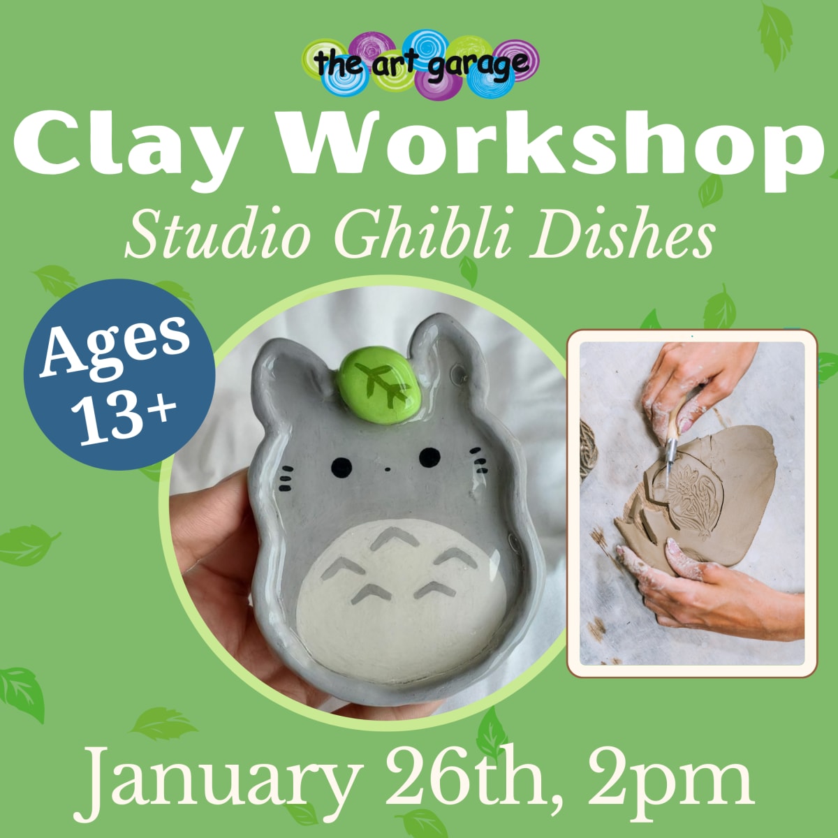Studio Ghibli Dish Clay Workshop