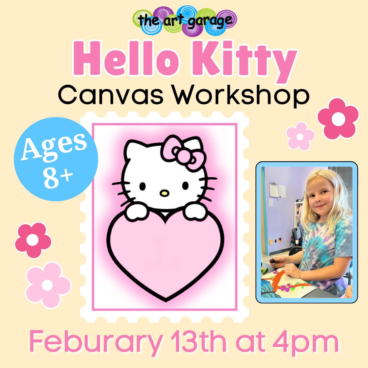 Hello Kitty Kids Canvas Workshop