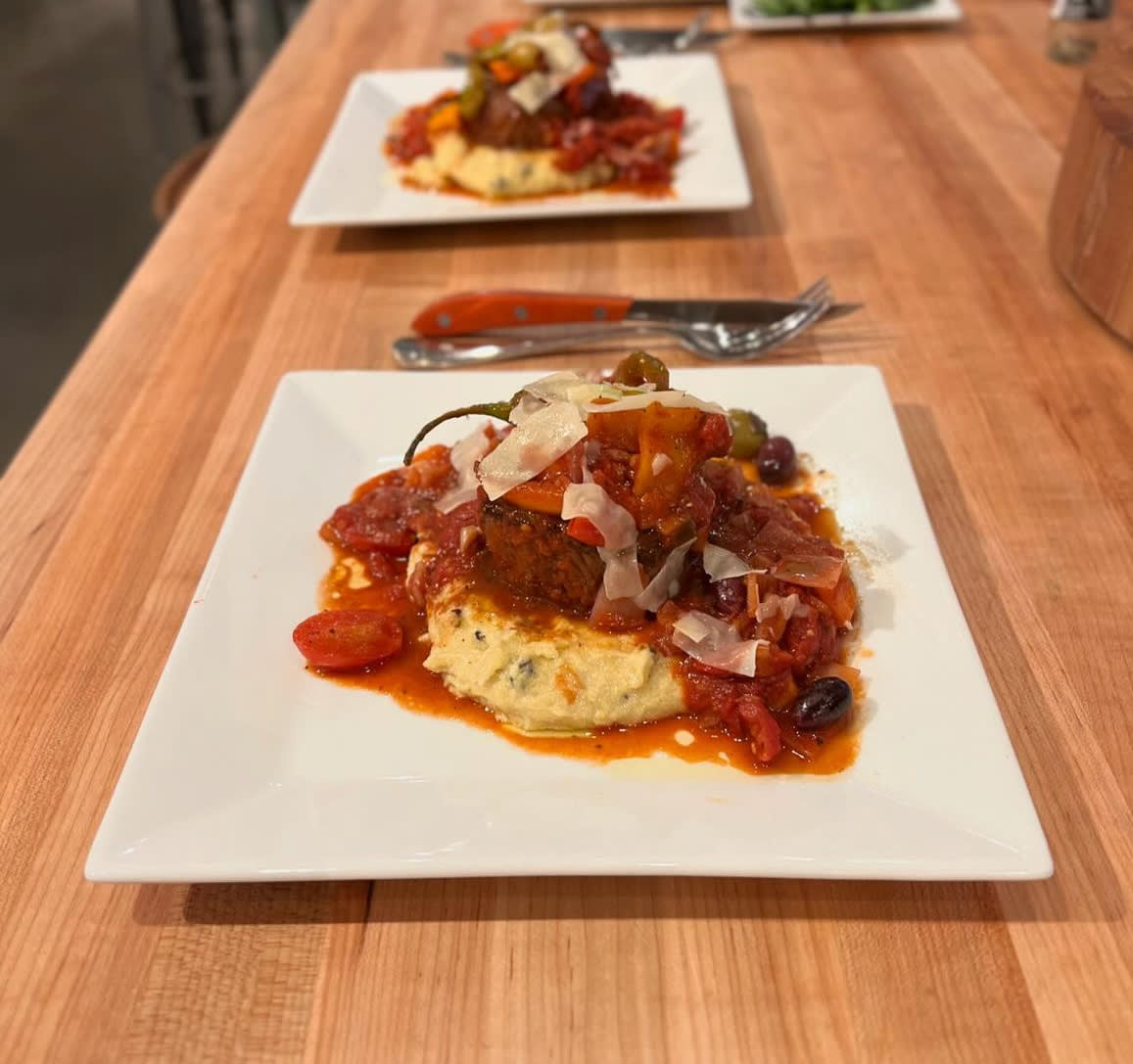 Filet Mignon Pizzaiola & Polenta-$115.00+fees (GF) [Amityville]