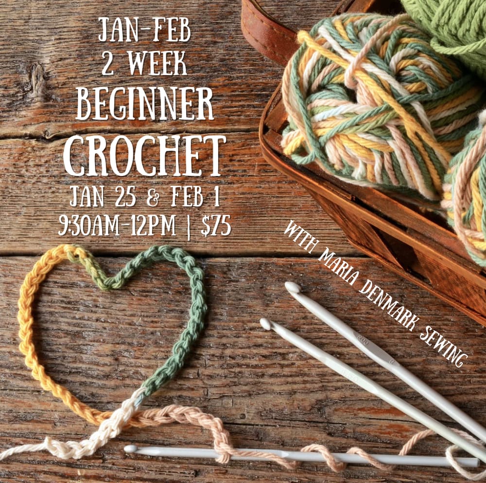 January 2-week Beginner Crochet