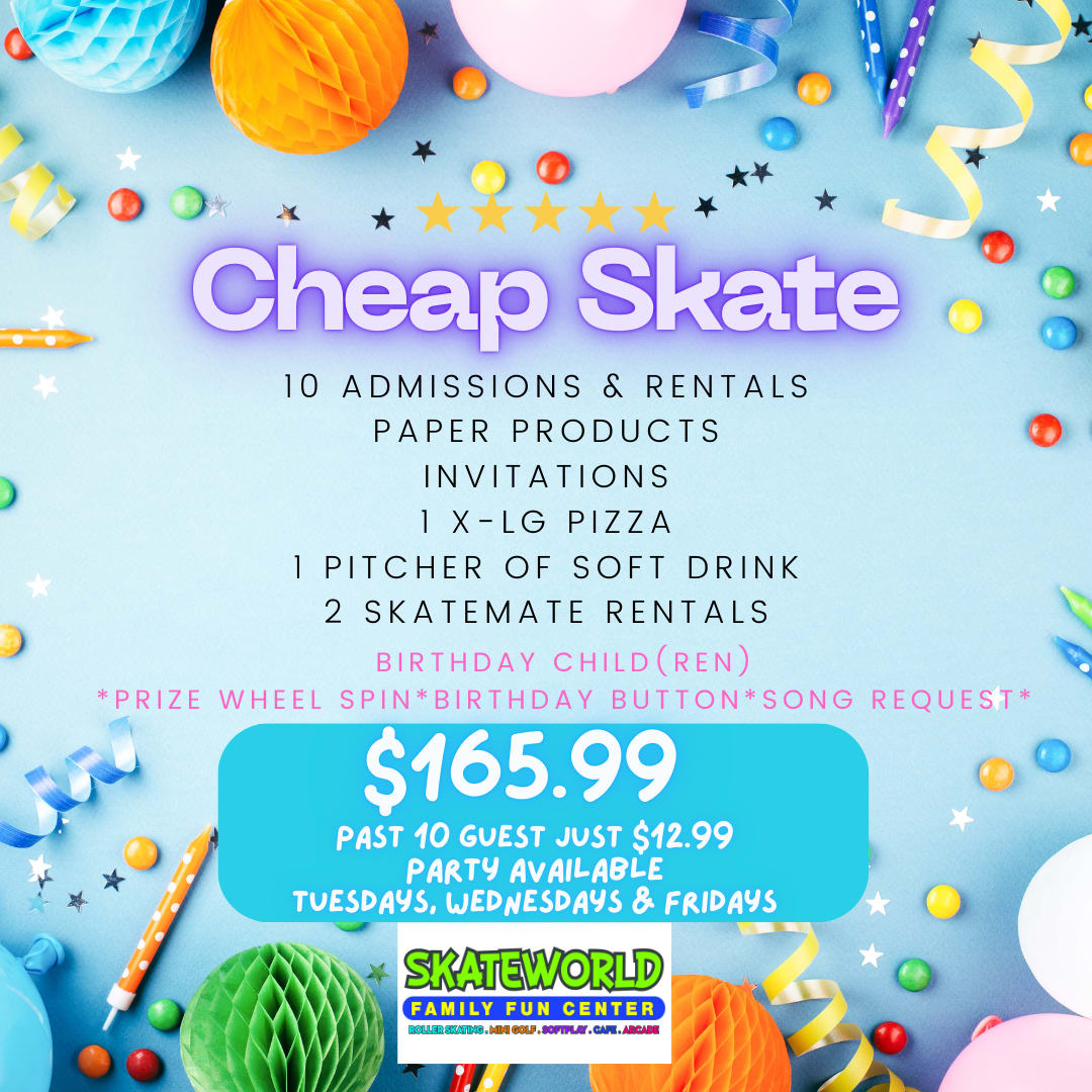 The Cheap Skate $165.99