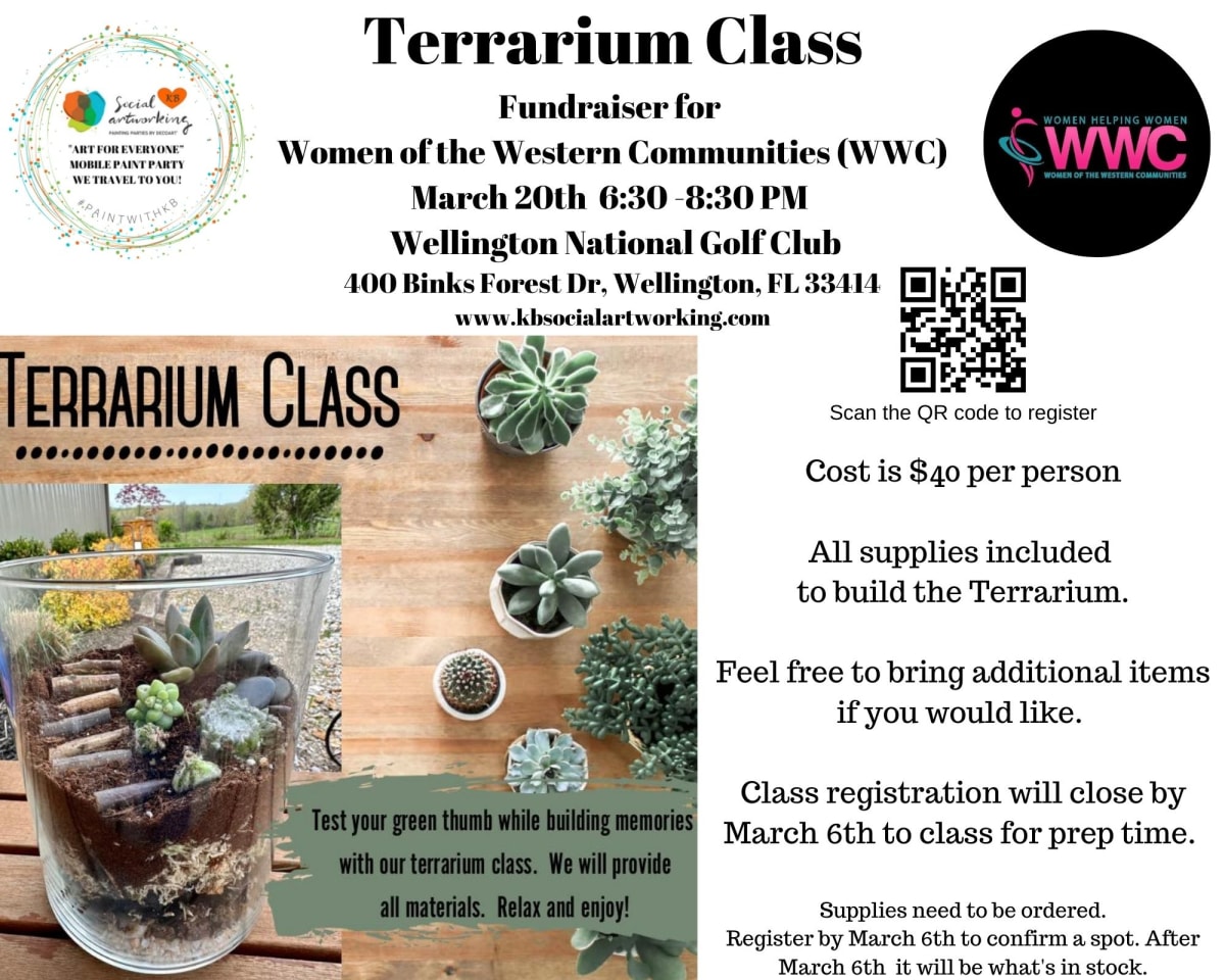 Terrarium Class Fundraiser for Women of the Western Communities (WWC ...