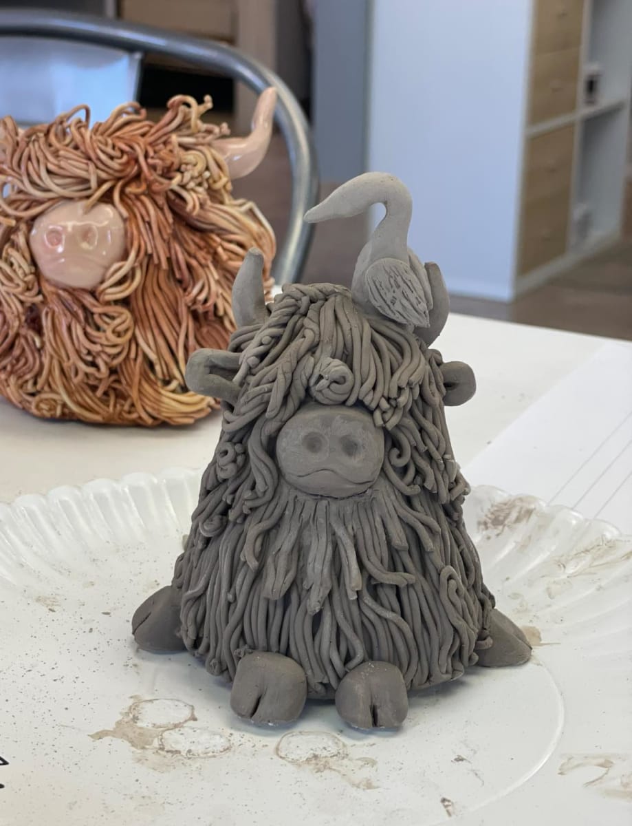Clay Highland Cow - December